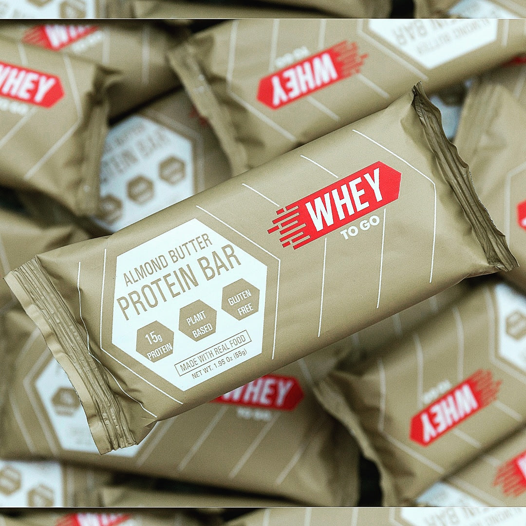 Almond Butter Protein Bar - WHEY TO GO